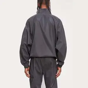 Fear Of God Fw20 Reflective Half Zip Track Pullover Black