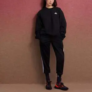 Adidas 3s Pants Stripe Lacing Bundle Feet Training Sports Pants - Black