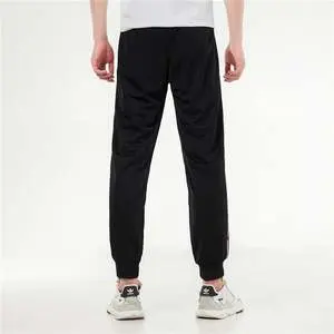 Adidas Contrasting Colors Stripe Knit Bundle Feet Sports Pants/trousers/joggers - Black
