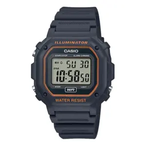 Casio CASIO Water Resist Resin Strap Digital Watch Black