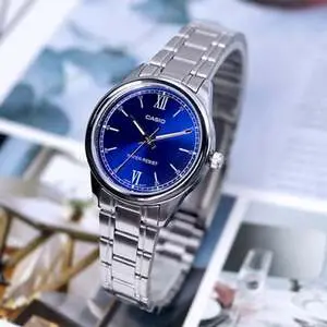 Casio Stainless Steel Analog Watch - Silverblue