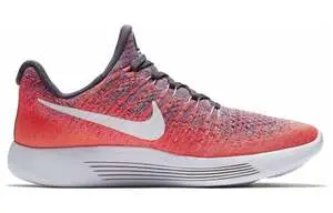 Nike Lunarepic Low Flyknit 2 Sneakers - Red/black