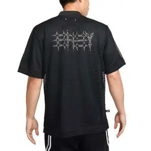 Nike Dri-fit Short-sleeve Basketball Shirt - Black/sail/sail