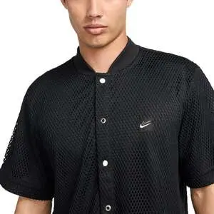 Nike Dri-fit Short-sleeve Basketball Shirt - Black/sail/sail