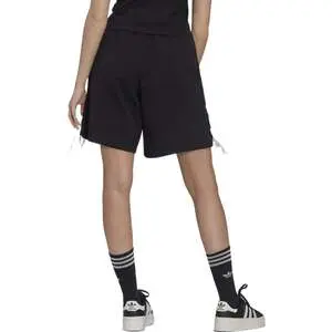 Adidas Trefoil Side Striped Elastic Waist Loose Shorts