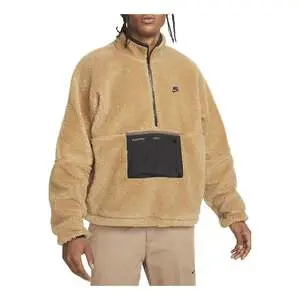 Nike Club Fleece Anorak Half-zip Pullover - Khaki