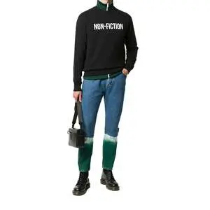 Off-White Non-fiction" Printed Pullover
