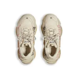 Balenciaga Triple S Diy Metal Sneakers