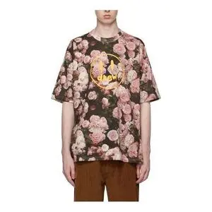 Drew House Drew House Ssense Exclusive Painted Mascot T-shirt 'pink Khaki' Pink/khaki