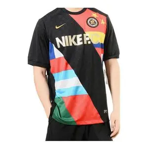 Nike Fc Graphic Short Sleeve T-shirt - Black/multi-color