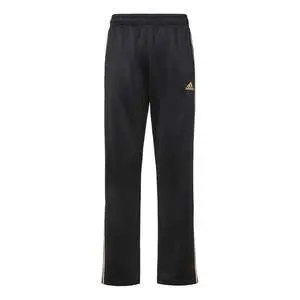 Adidas Originals 3-stripes Pants Asia Sizing 'black Gold - Black/gold