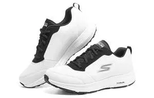 Sketchers Go Run Consistent Athletic Lace-up Sneakers - White/black