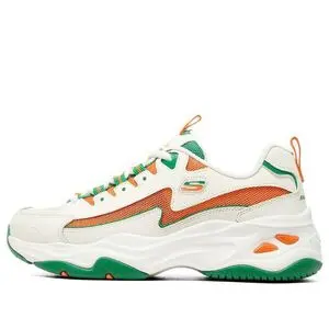 Sketchers D'lites 4.0 Athletic Sneakers - White/green