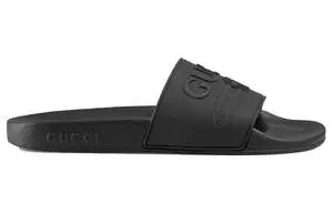 Gucci Embossed Logo Rubber Slides