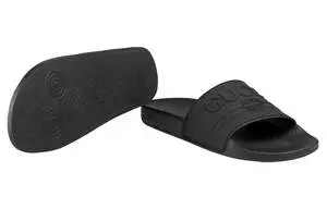 Gucci Embossed Logo Rubber Slides
