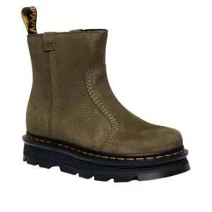 Dr. Martens Zebzag Rigger Boots - Dms Olive