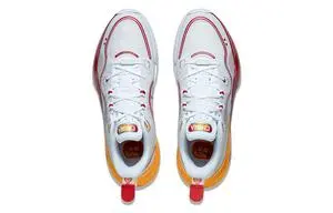 LI-NING Yushuai Evolution Low Athletic Footwear - White/yellow/red