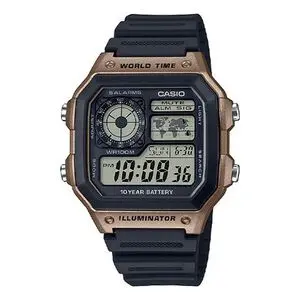 Casio Digital Sport Watch With Water Resistance - Black