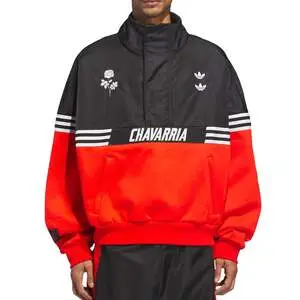 Adidas X Willy Chavarria Half Zip 'black Red