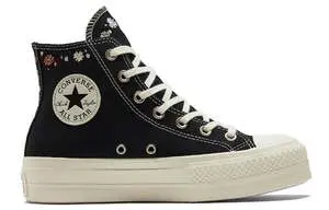 CONVERSE Chuck Taylor All Star Lift Platform High "embroidered Floral