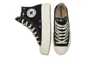CONVERSE Chuck Taylor All Star Lift Platform High "embroidered Floral
