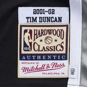 Mitchell & Ness San Antonio Spurs 2001-02 Tim Duncan Jersey