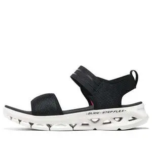 Sketchers Go Glide-step Flex Sandal - Black/white