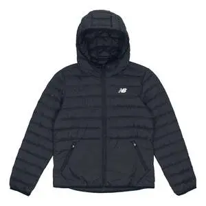 NEW BALANCE Hooded Down Jacket - Black