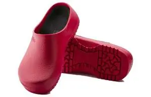BIRKENSTOCK Super-birki Polyurethane Clogs - Red