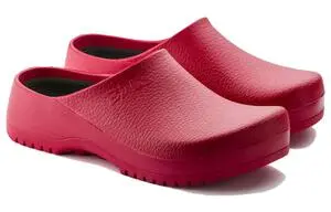 BIRKENSTOCK Super-birki Polyurethane Clogs - Red
