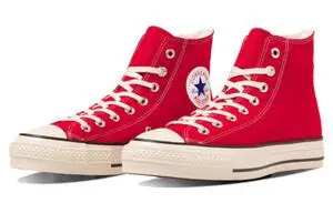 CONVERSE Chuck Taylor All Star J High Top Sneakers - Red/white