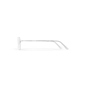 Balenciaga Rectangle Rimless Eyeglasses