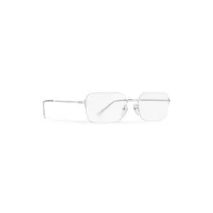Balenciaga Rectangle Rimless Eyeglasses