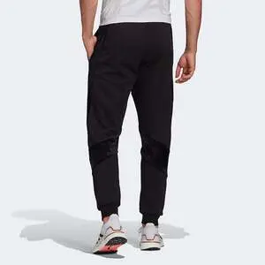 Adidas Velvet Pant M Sports Training Splicing Bundle Feet Knit Long Pants