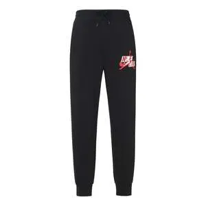 JORDAN Air Fleece Casual Long Pants - Black