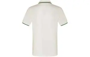 Gucci Embellished Webbing And Interlocking Gg Cotton Short-sleeved Polo Shirt For White
