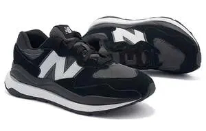 NEW BALANCE 57/40 Athletic Sneakers - Black/white