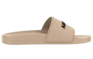 Balenciaga Pool Slides - Beige/black