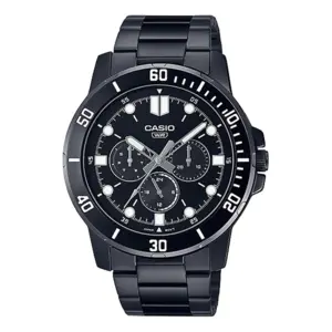 Casio Analog Stainless Steel Watch - Black