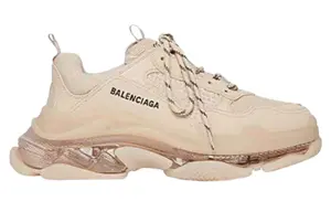 Balenciaga Triple S Sneakers - Beige/black