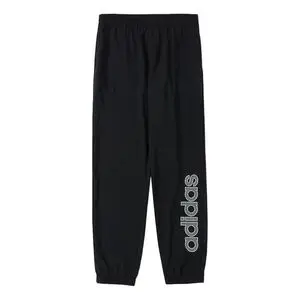 Adidas Neo Pants Alphabet Printing Breathable Casual Woven Sports Pants/trousers/joggers Autumn Black - Default Color