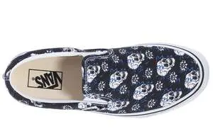 VANS Classic Slip-on "flash Skull" Sneakers
