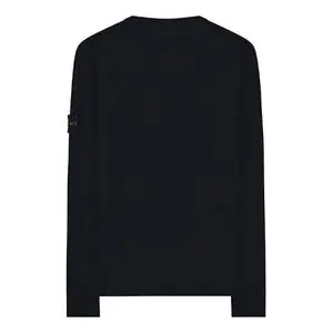 Stone Island Garment Dyed Crew Lightweight Sweatshirt - Black