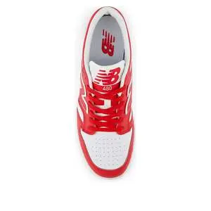 NEW BALANCE 480 Lace-up Sneakers - Red/white
