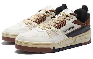 LI-NING 001 Btc Sneakers - White/brown