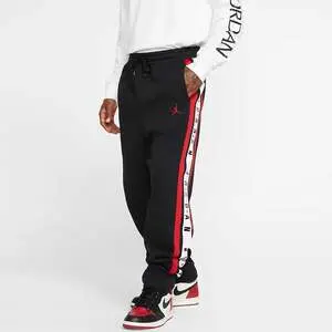 JORDAN Bundle Feet Sports Fleece Lined Basketball Long Pants - Black