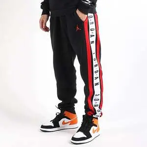 JORDAN Bundle Feet Sports Fleece Lined Basketball Long Pants - Black