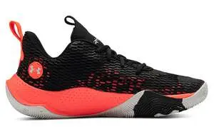 Under Armour Spawn 3 Basketball Shoes - Black/pink