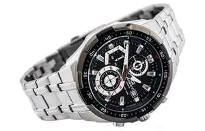 Casio Edifice Stainless Steel Chronograph Watch - Black