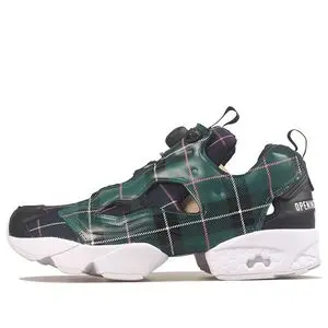 REEBOK X Opening Ceremony Instapump Fury Og Plaid Sneakers - Green